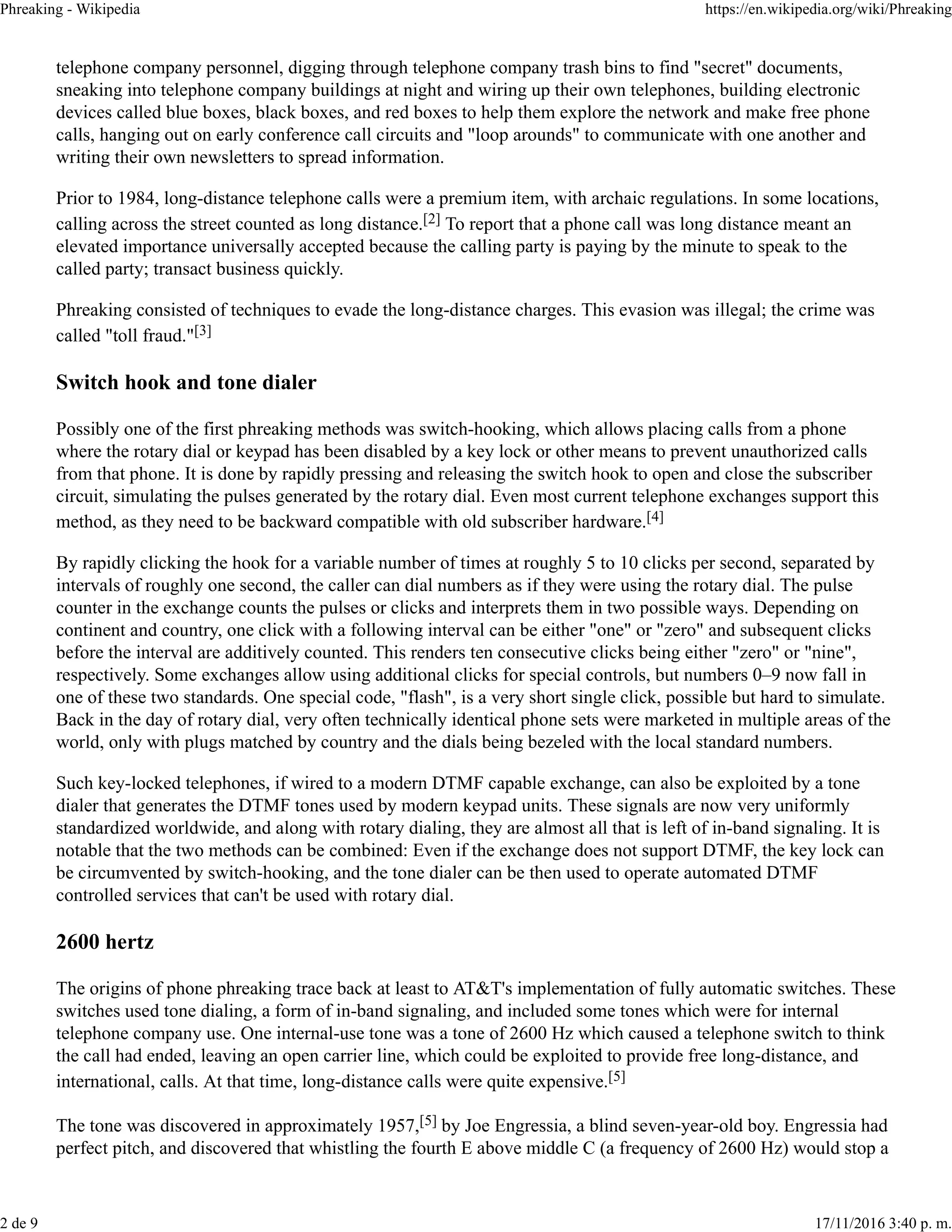 Phone phreaking | PDF