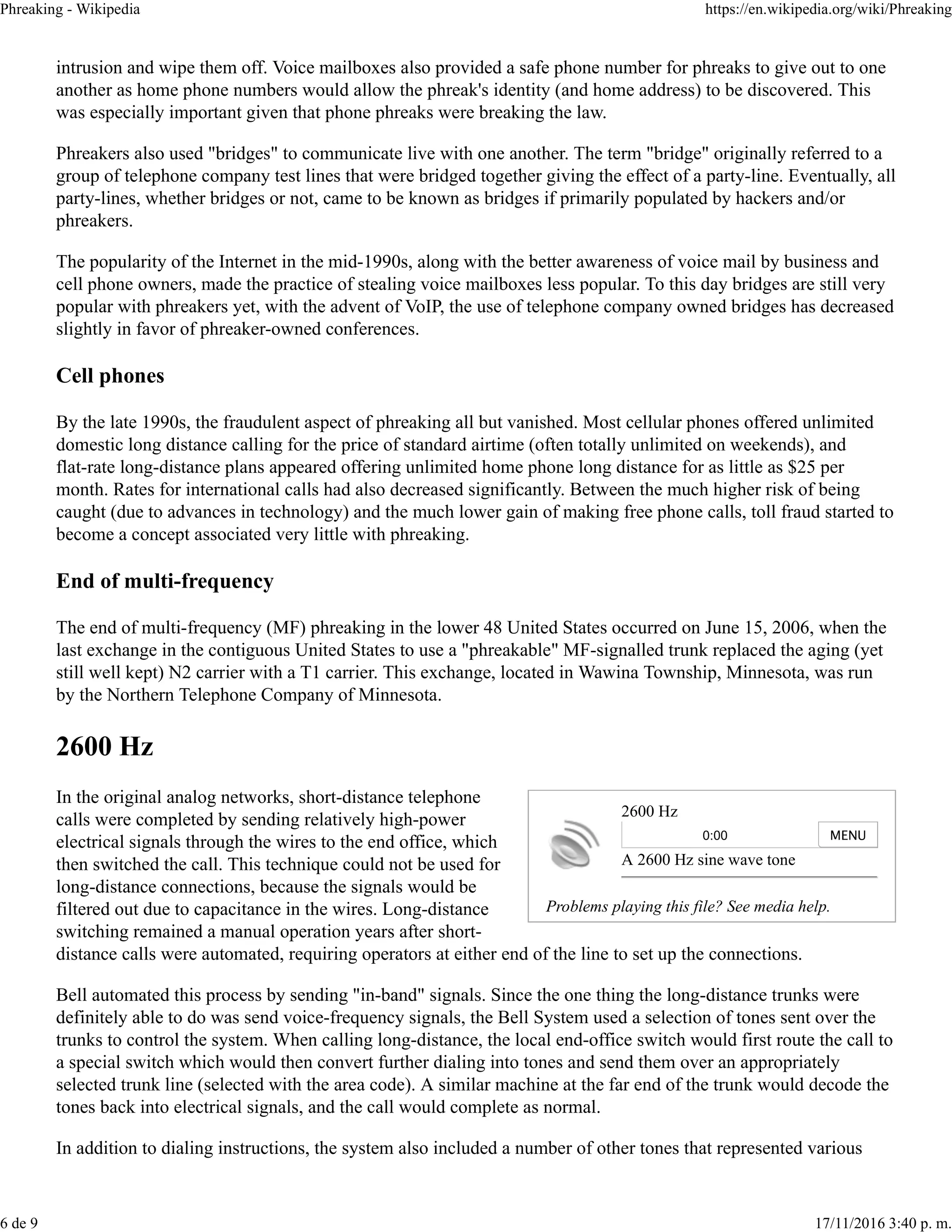 Phone phreaking | PDF