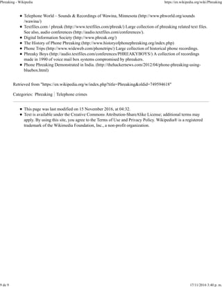 Phone phreaking | PDF
