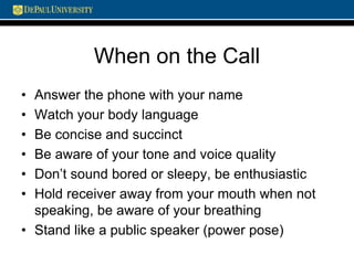 Prepping for a Phone Interview | PPTX