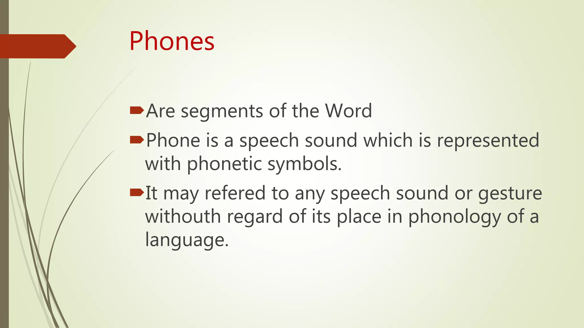 Phones vs phonemes | PPTX
