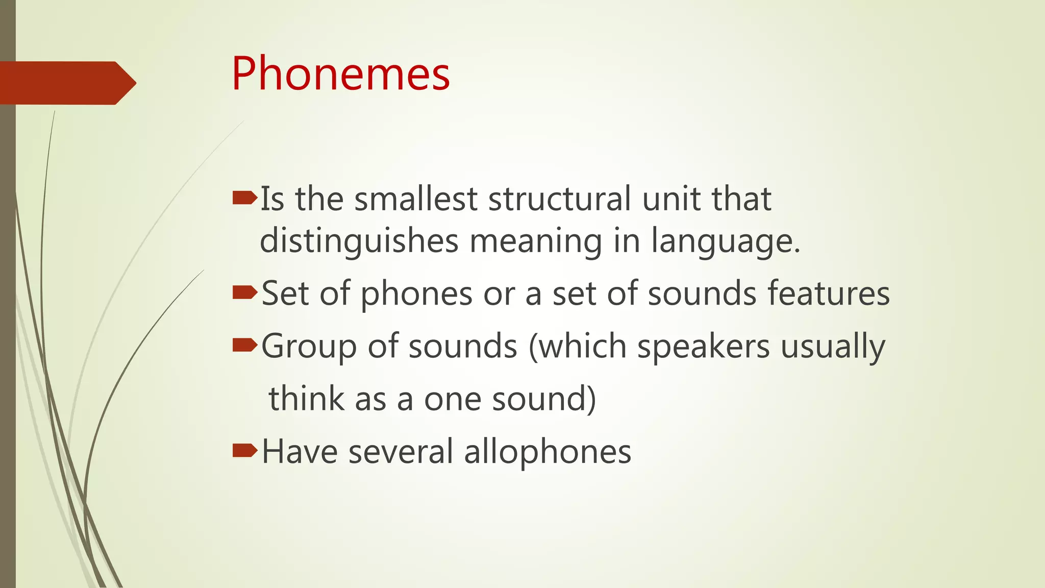 Phones vs phonemes | PPTX