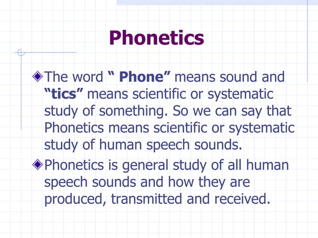 Phonetic and Phonology with images | PPTX