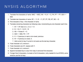 Phonetic algorithms os_bridge_2015 | PDF