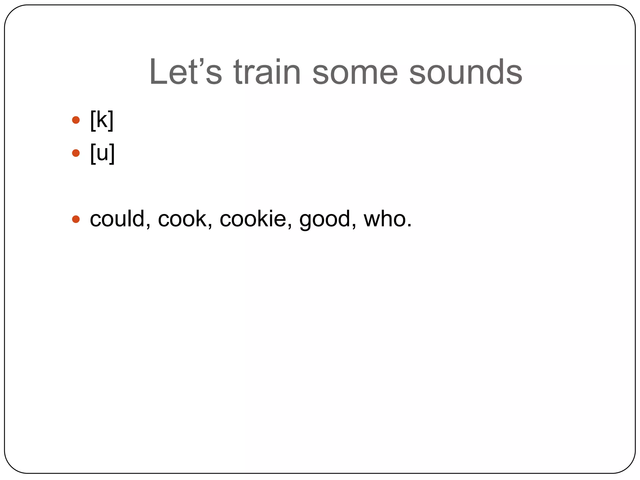 Phonetic exercise | PPTX