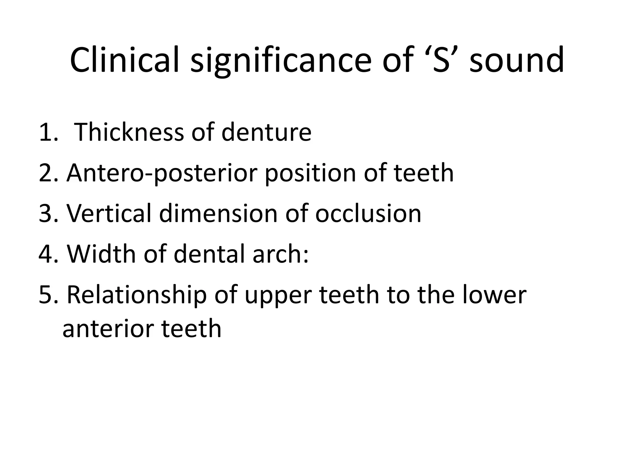 Phonetic in complete denture | PPTX