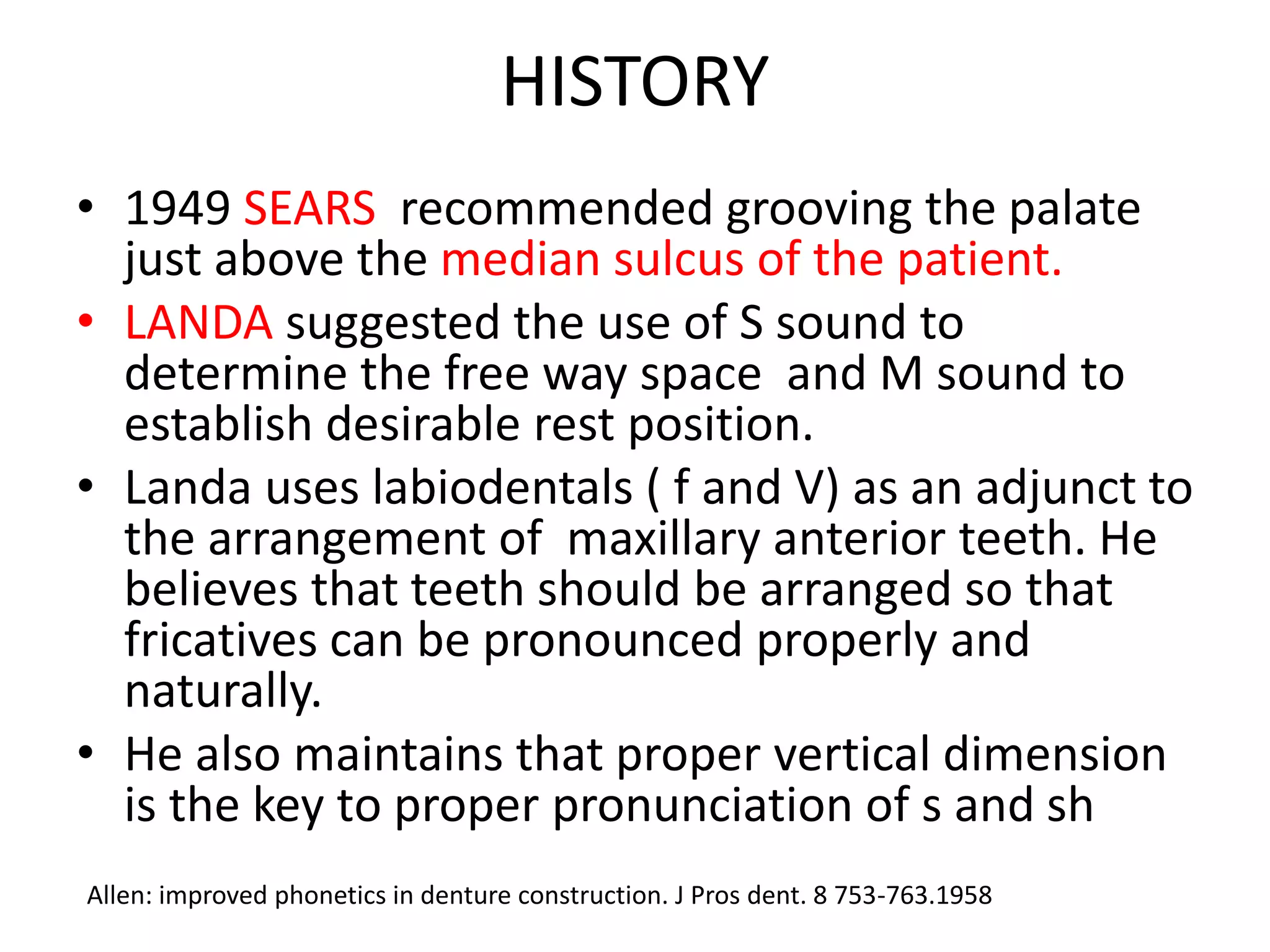 Phonetic in complete denture | PPTX