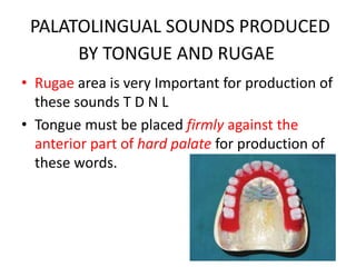 Phonetic in complete denture | PPTX