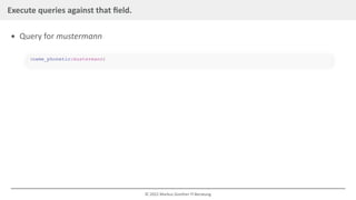 Phonetic Matching with Apache Solr | PPT