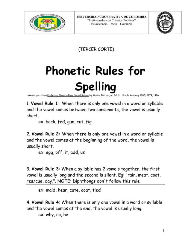 Phonetic Rules | DOCX