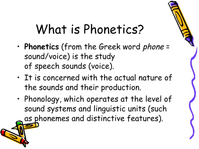 Phonetics | PPT