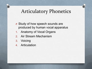 Phonetics | PPTX