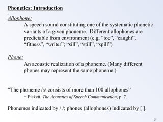 Phonetics | PPT