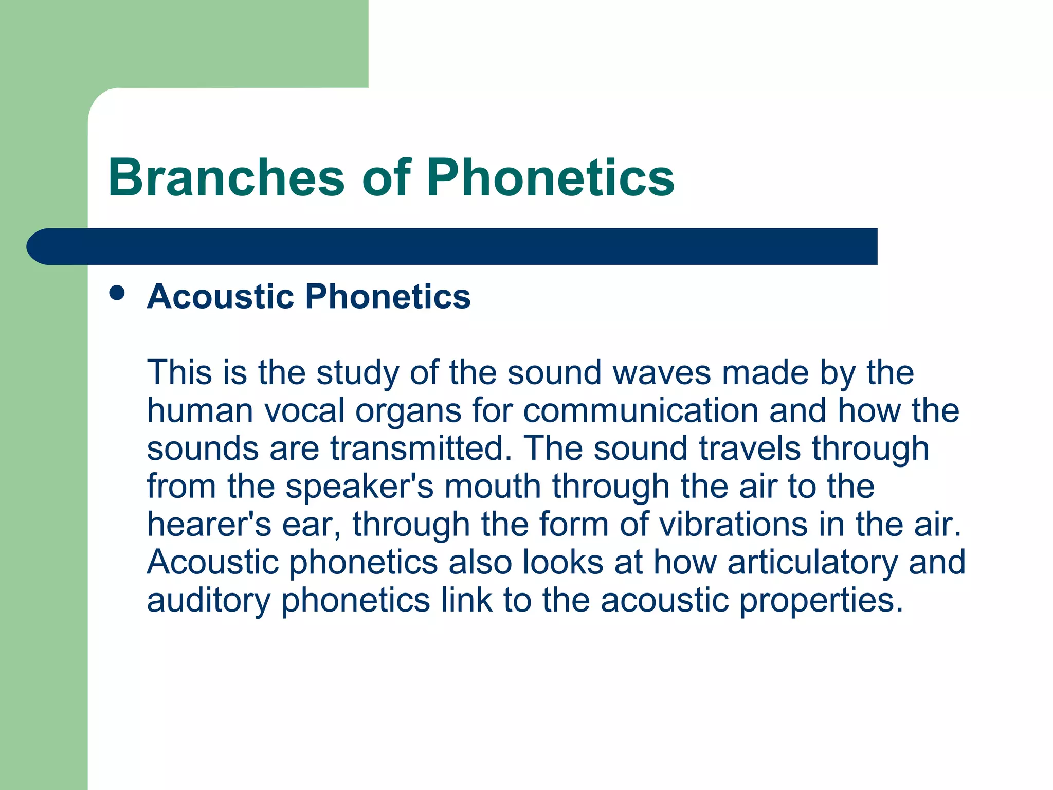 Phonetics | PPT