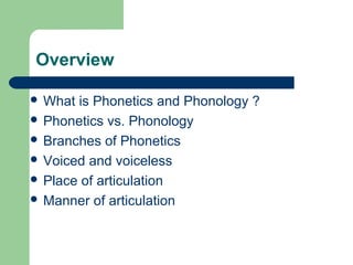 Phonetics | PPT