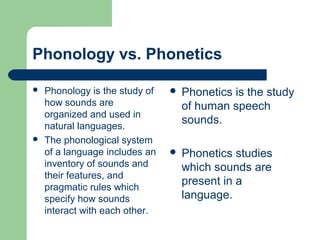 Phonetics | PPT