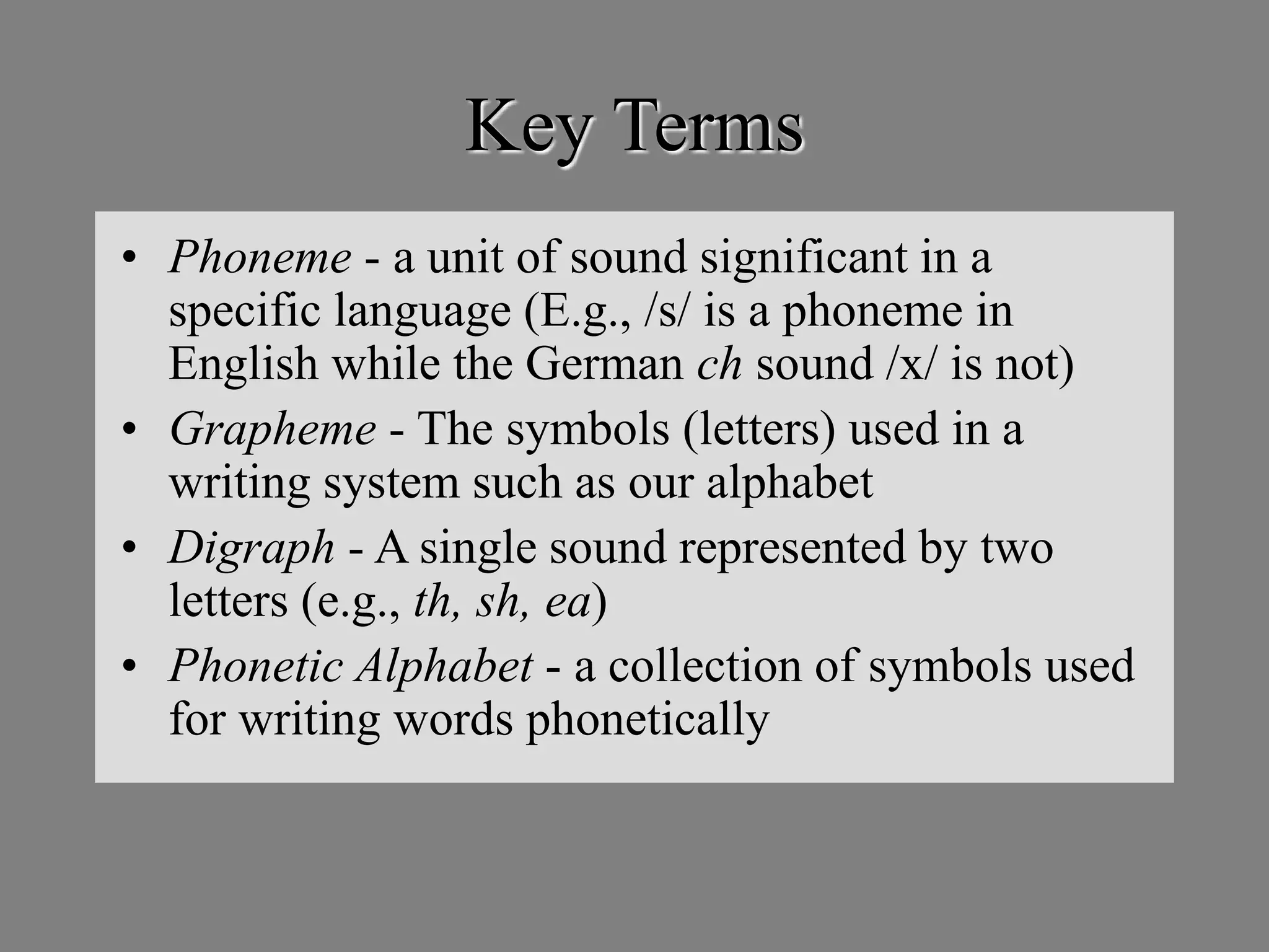 Phonetics | PPT