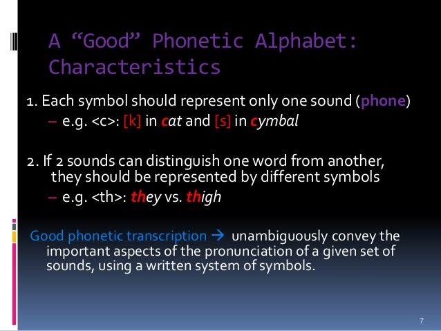 Phonetics