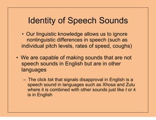 Phonetics | PDF | Ear, Nose and Throat Conditions | Diseases and Conditions