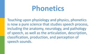 Phonetics | PPT
