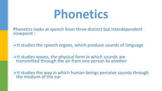 Phonetics | PPTX