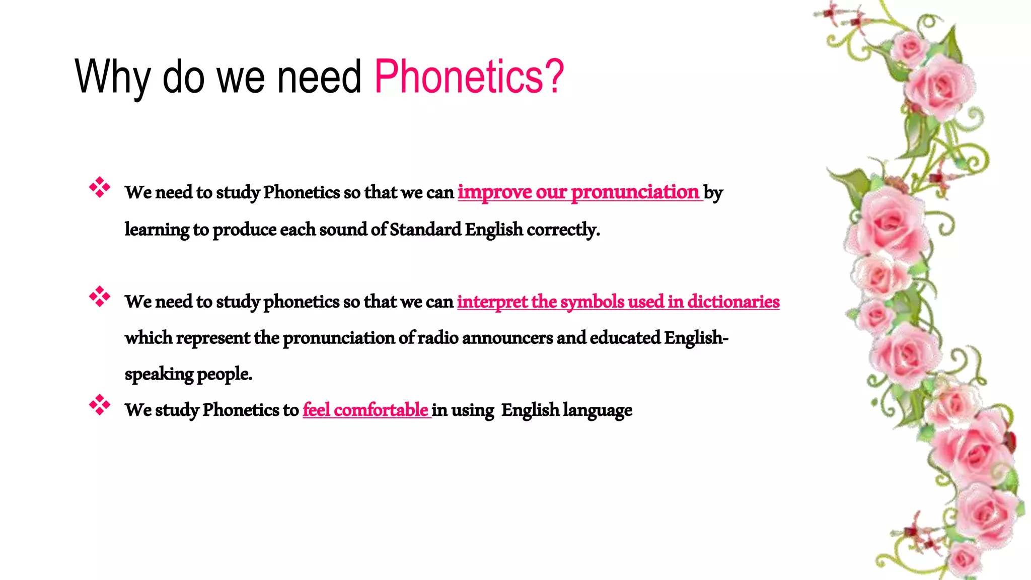 linguistics (Phonetics and its characteristics ) | PPTX