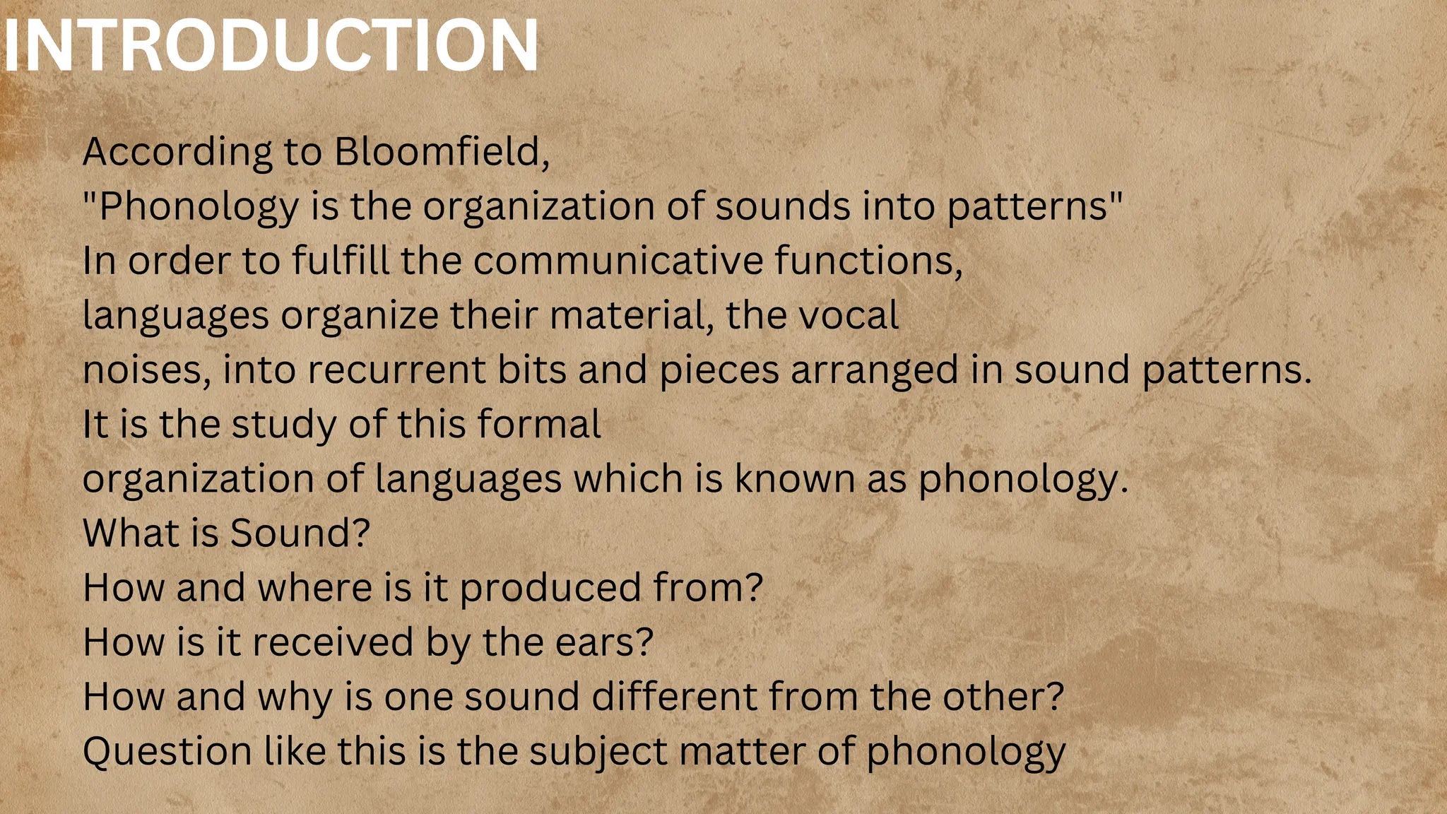 Simple introduction of phonetics and phonology. | PPT