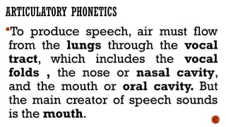 PHONETICS-smallest unit of sounds------- | PPTX | Digital Audio ...