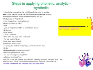 Phonetics-Analytic-Synthetic Method | PPT