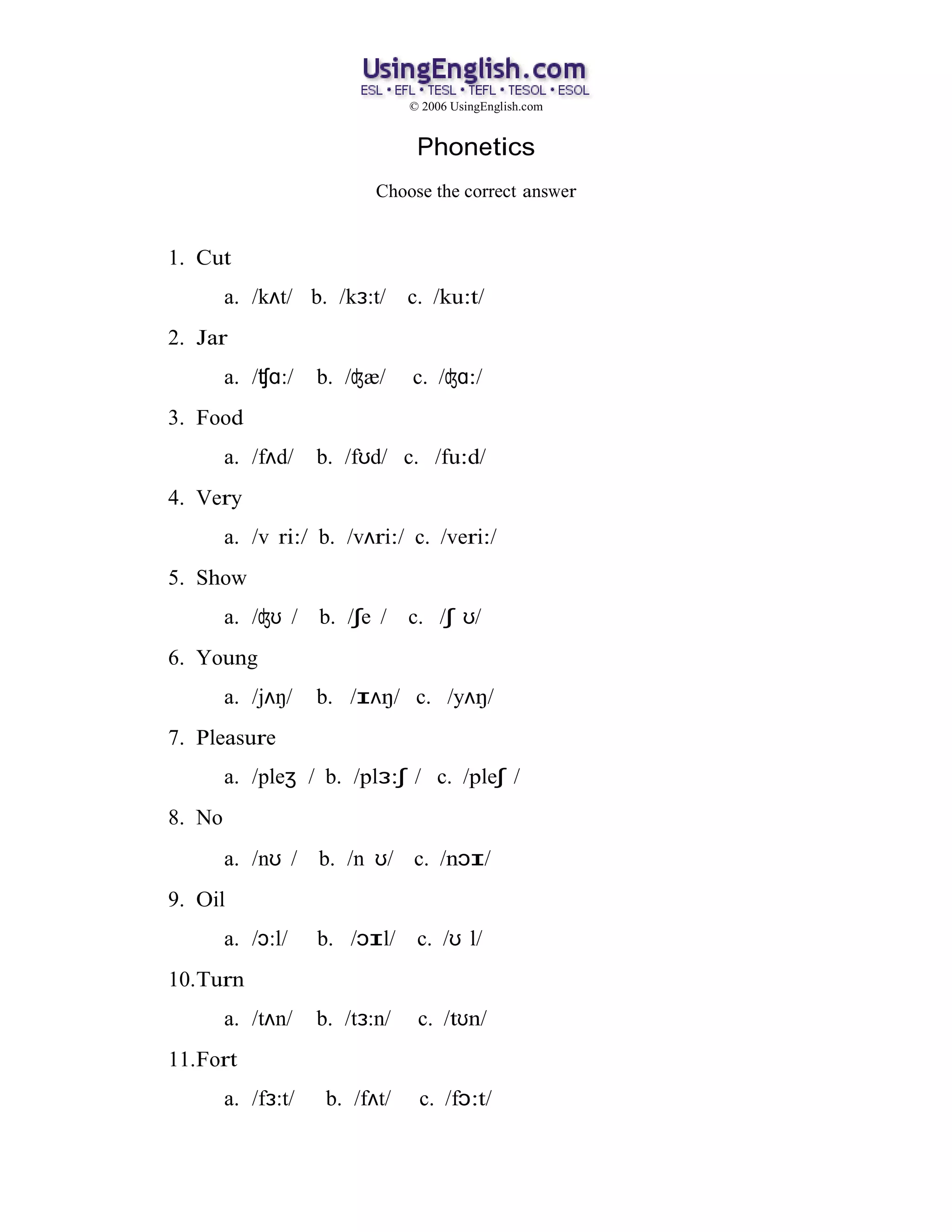 Phonetics exercise-1 | DOC