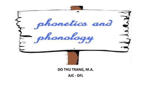 Phonetics lesson 1 - general introduction | PPTX