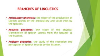 Phonetics phonology | PPTX