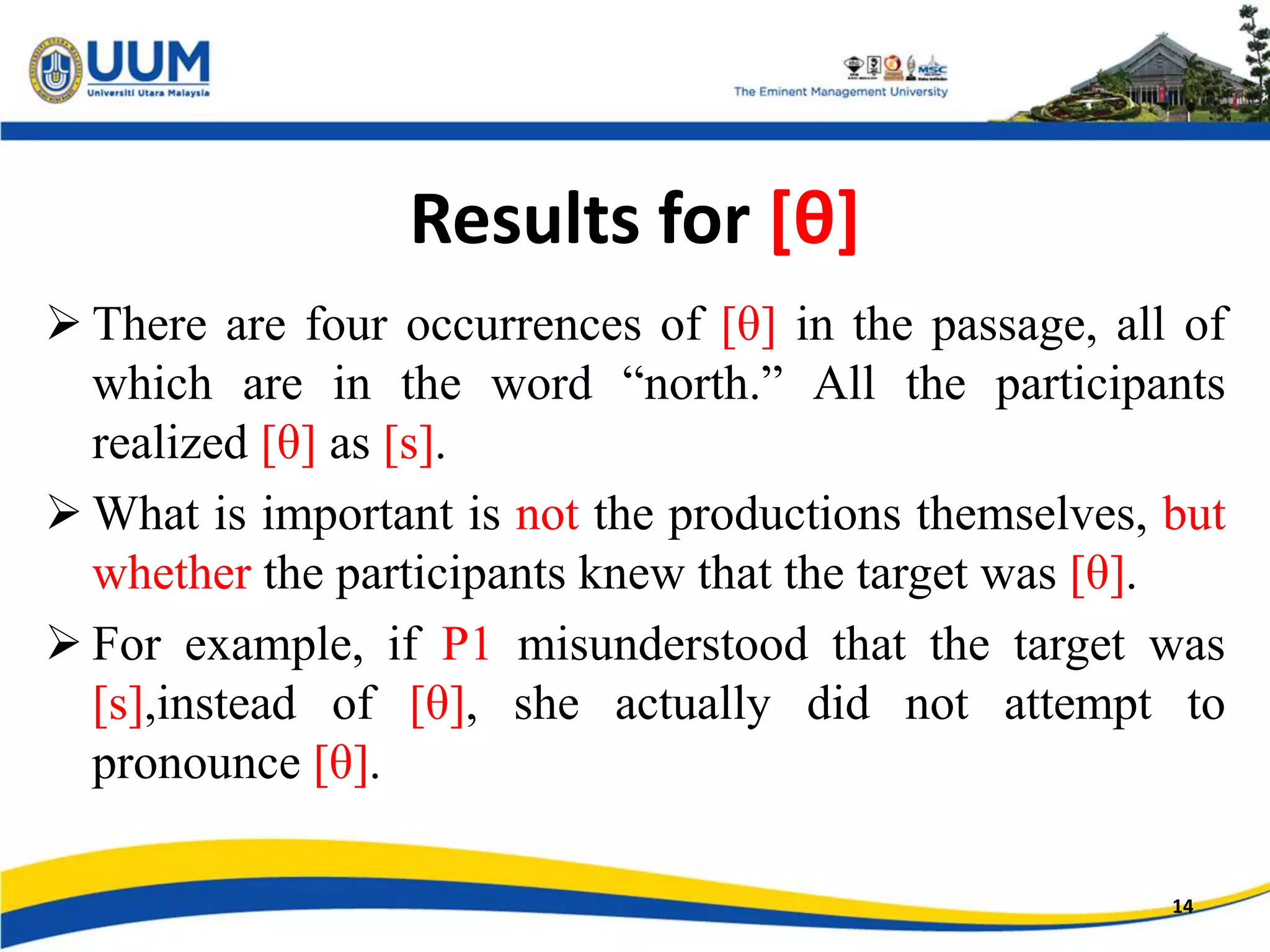Japanese ESL learners’ pronunciation errors | PPT