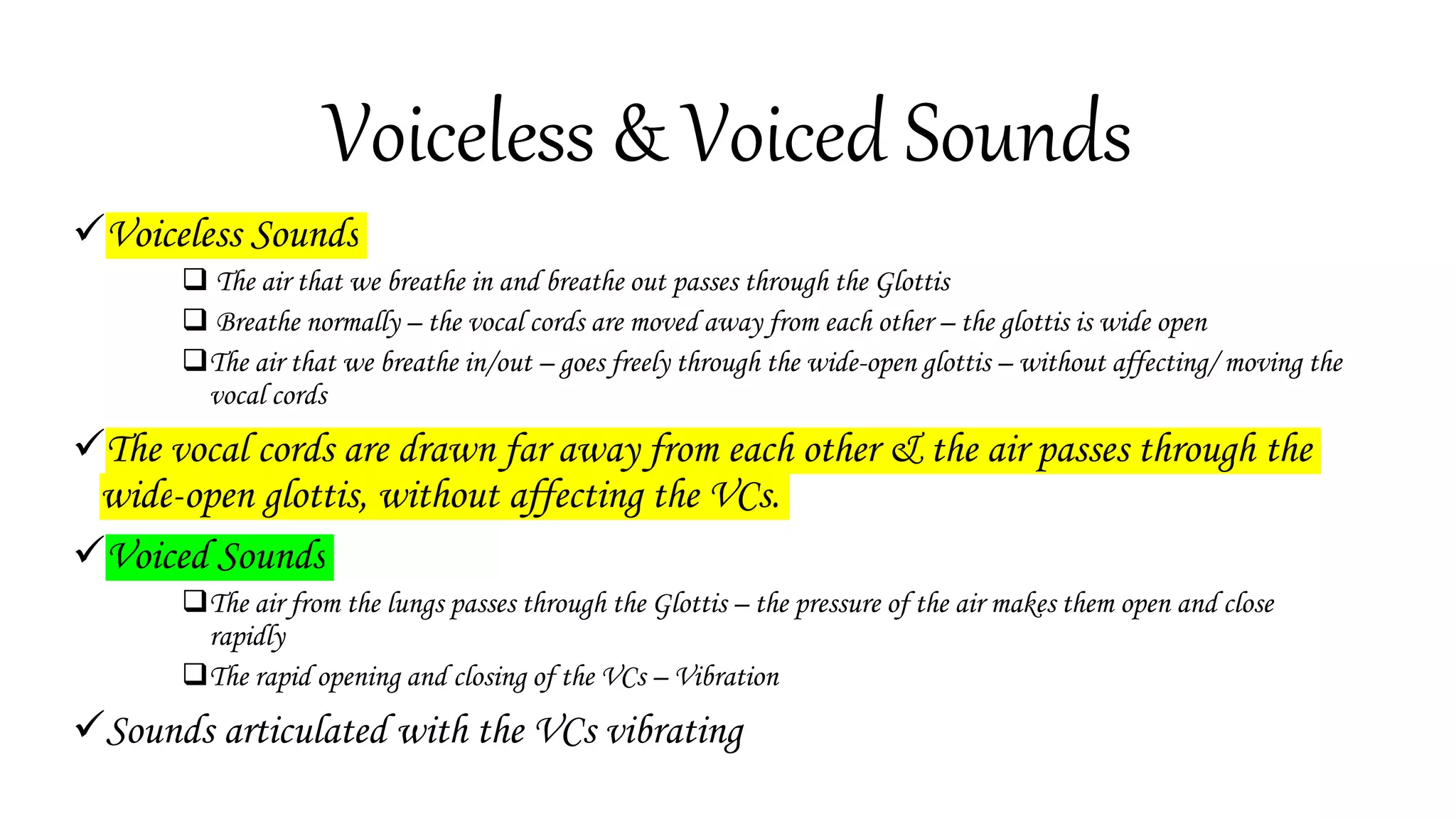 Phonetics - Articulation of Speech Sounds | PPTX