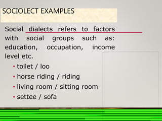 Phonetics: Varieties of English Language | PPTX | Technology & Computing