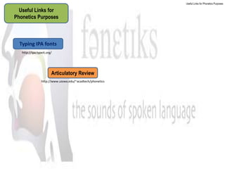 Phonetics activities | PPT