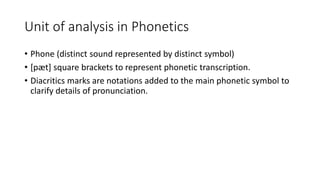 Phonetics and its types.PPTX