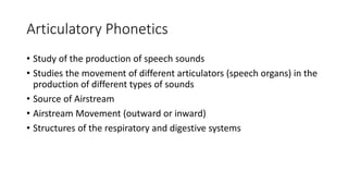 Phonetics and its types.PPTX