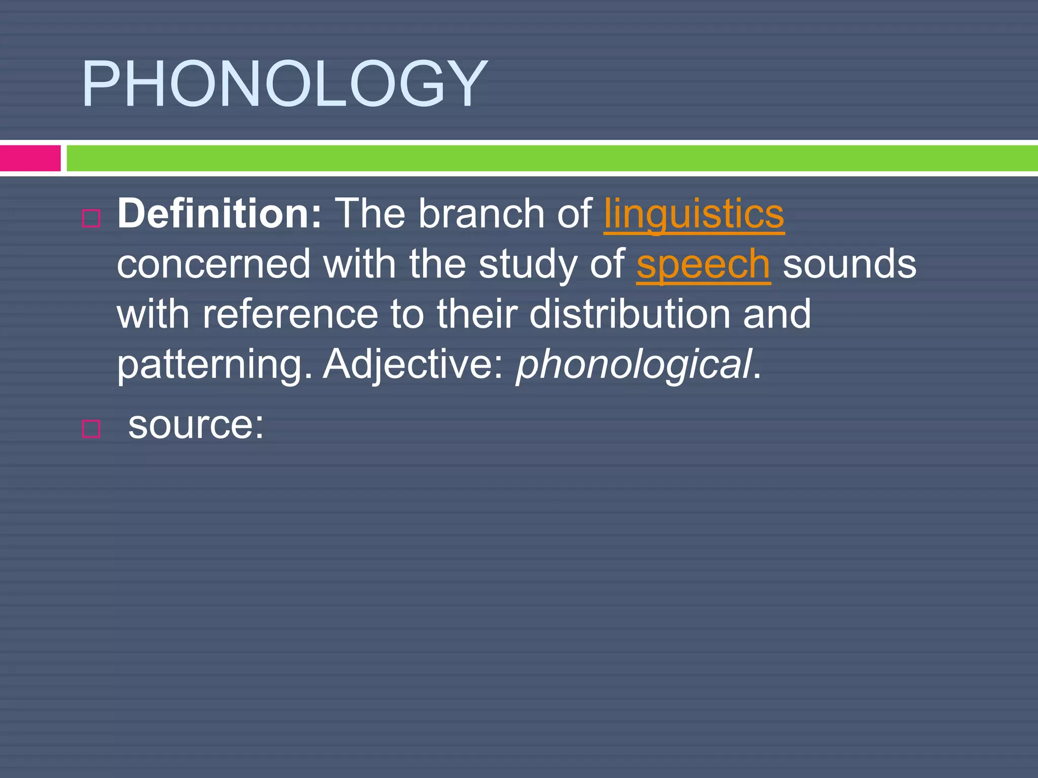 Phonetics and phonology | PPTX