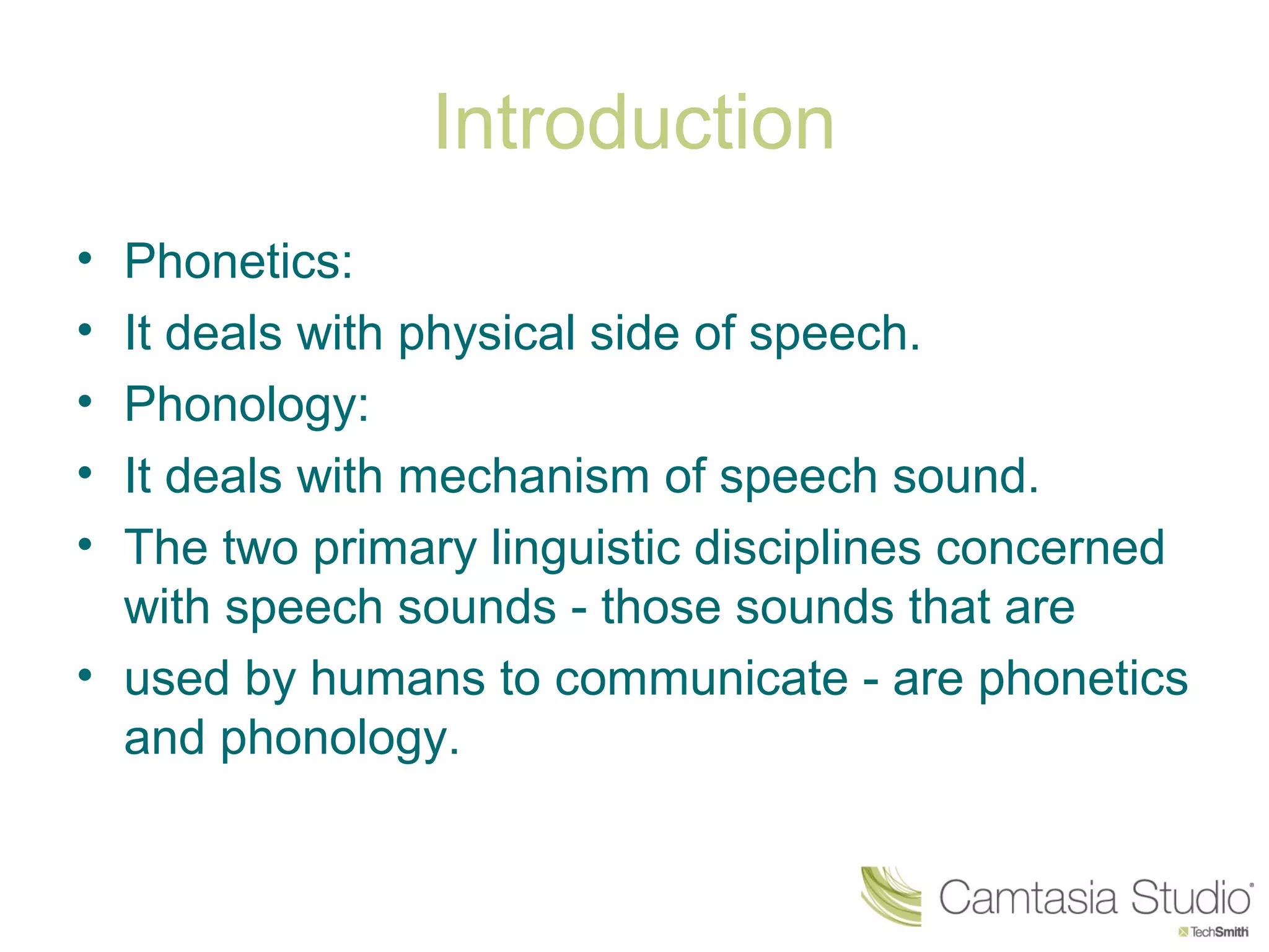 Phonetics and phonology | PPT