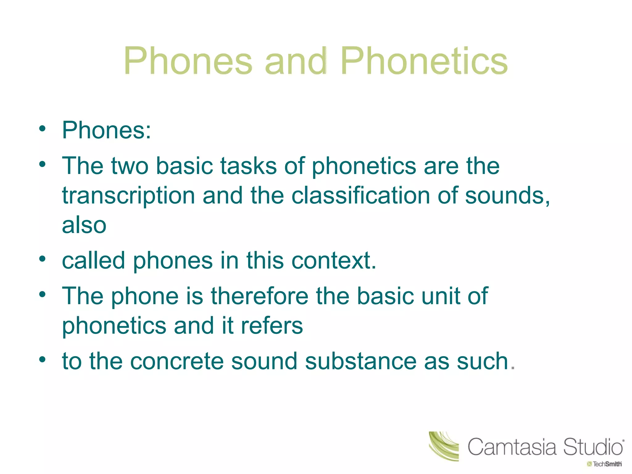 Phonetics and phonology | PPT