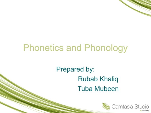 Phonetics and phonology | PPT