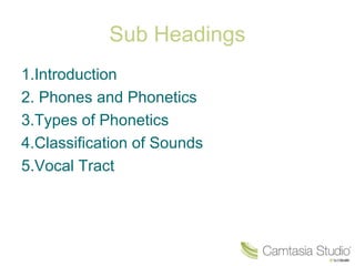 Phonetics and phonology | PPT