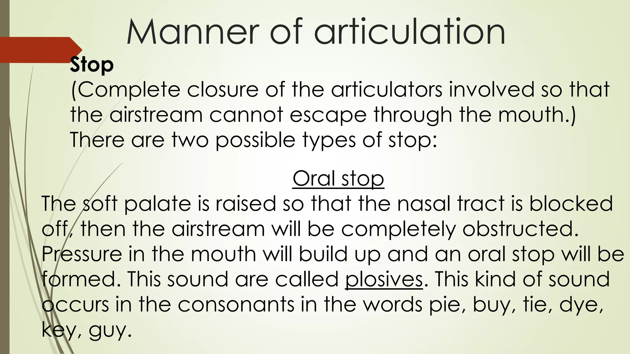 Sounds articulation process | PPTX