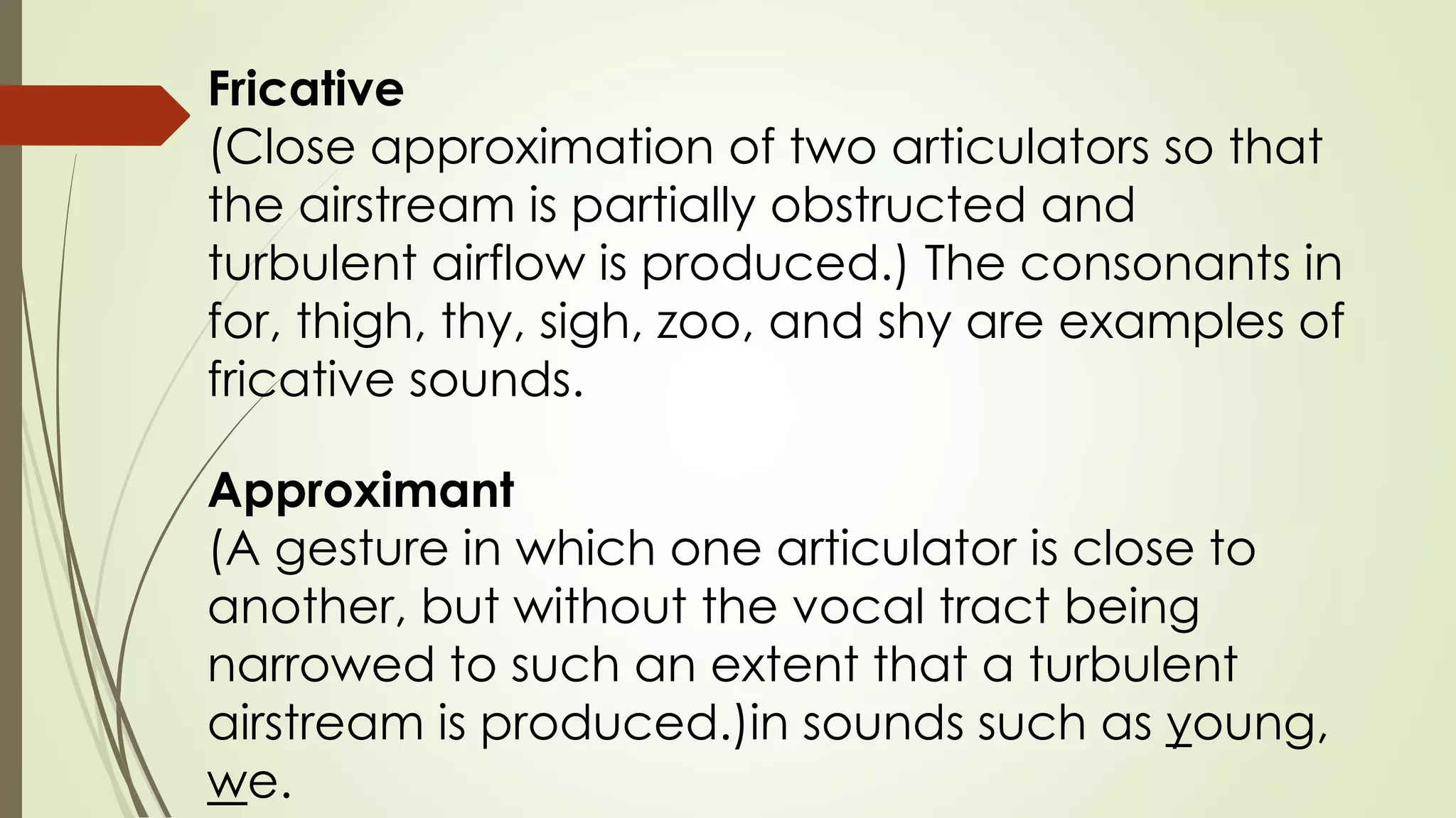 Sounds articulation process | PPTX
