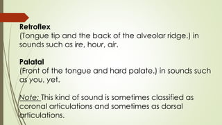 Sounds articulation process | PPTX