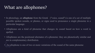 Phonetics and phonology | PPT