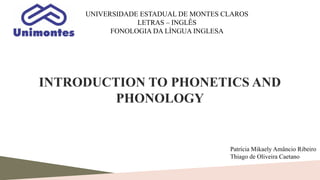 An Introduction to Phonetics and Phonology | PPTX