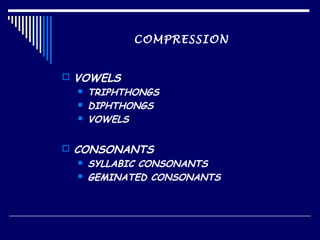 Phonetics and phonology ii aspects of connected speech | PPT