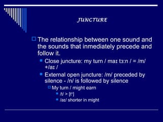 Phonetics and phonology ii aspects of connected speech | PPT